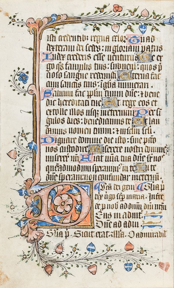 Latin Manuscript Ornate Initial Letter | Free Photo Illustration - rawpixel