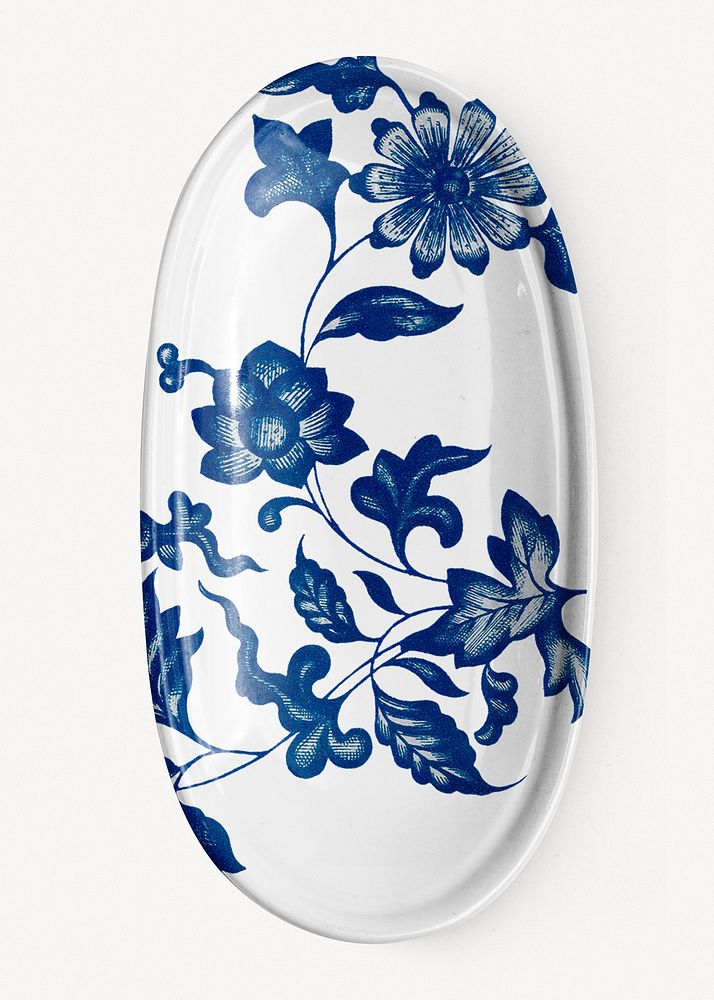 Vintage floral plate, aesthetic kitchenware | Premium Photo - rawpixel