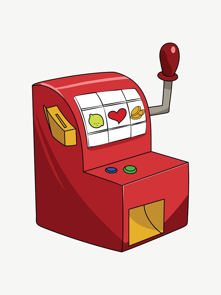 Slot machine clipart psd | Free PSD - rawpixel
