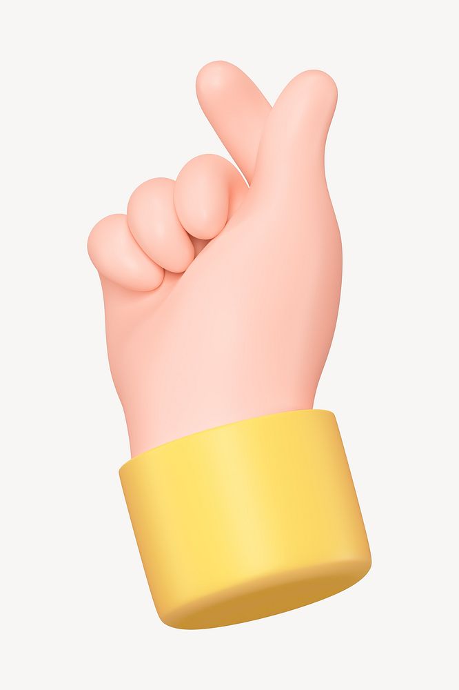 Mini heart hand sign, 3D | Free Photo - rawpixel