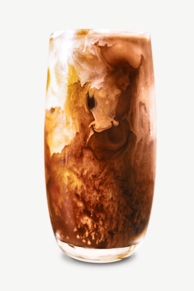 Iced coffee design element psd | Premium PSD - rawpixel