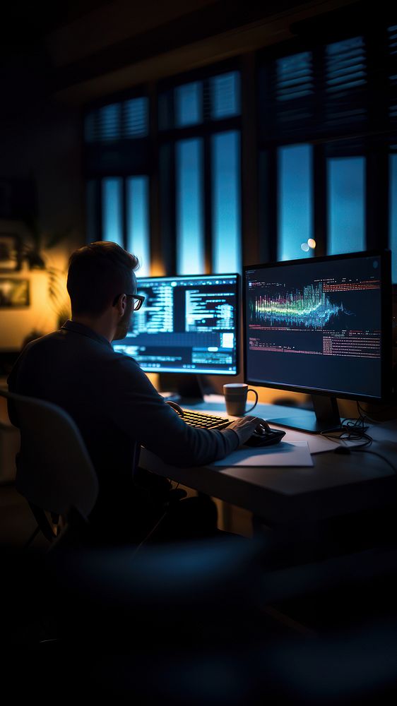 Data analyst working computer. | Free Photo - rawpixel