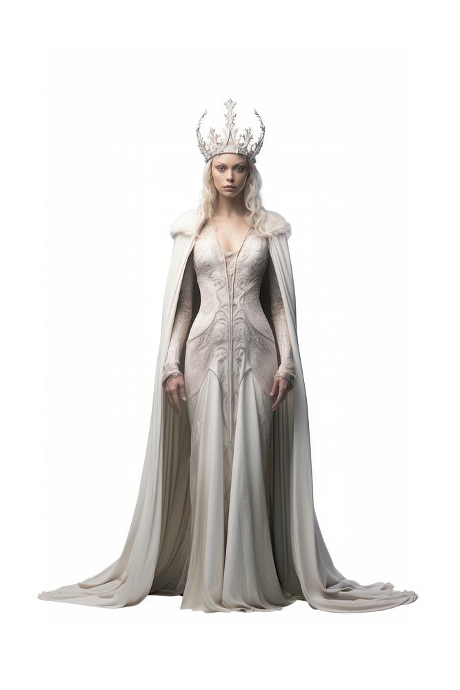 White queen costume fashion dress. | Free Photo - rawpixel