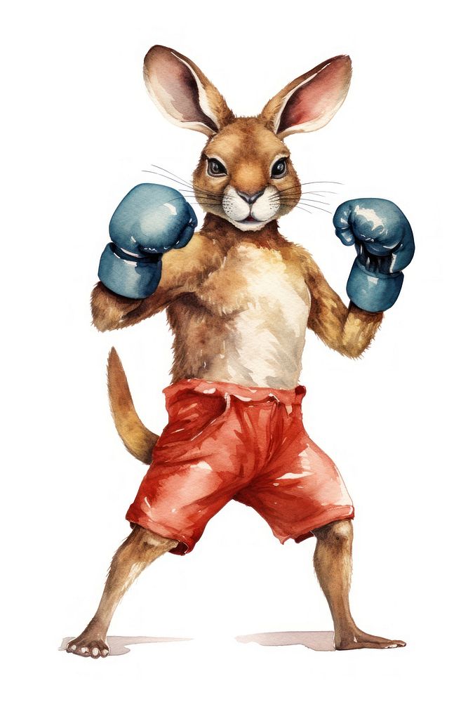 Kangaroo mammal sports animal. | Free Photo Illustration - rawpixel