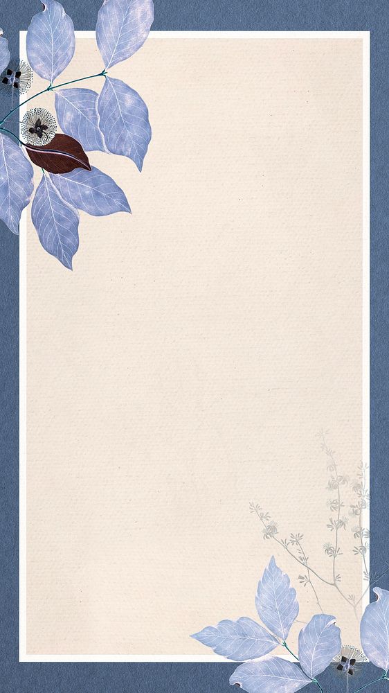 Purple leaf border background | Free Photo Illustration - rawpixel