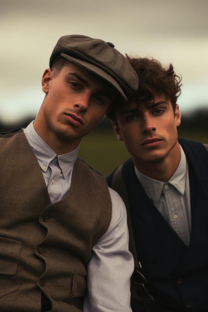 Two men portrait outdoors adult | Free Photo - rawpixel