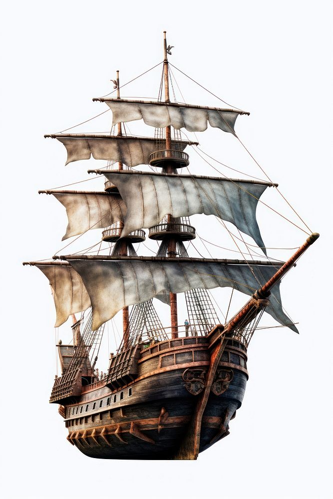 magical flying pirate ship sailboat | Premium Photo - rawpixel