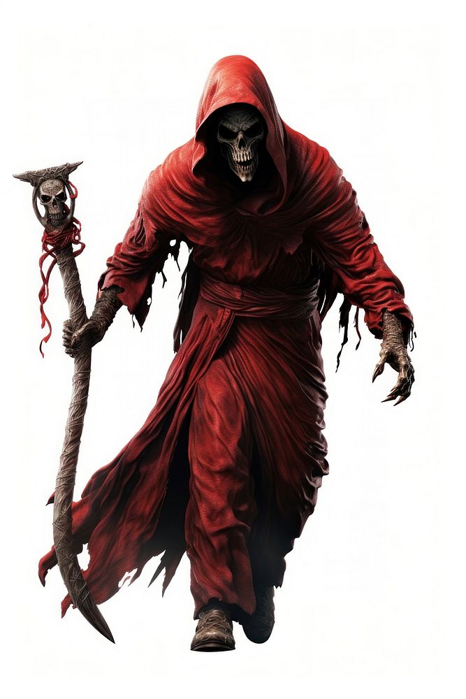 Grim reaper costume adult red. | Premium Photo - rawpixel