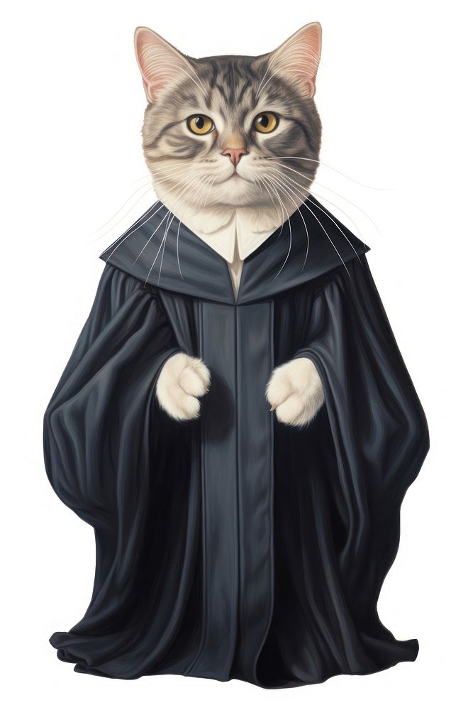 Judge cat animal mammal pet | Free Photo Illustration - rawpixel