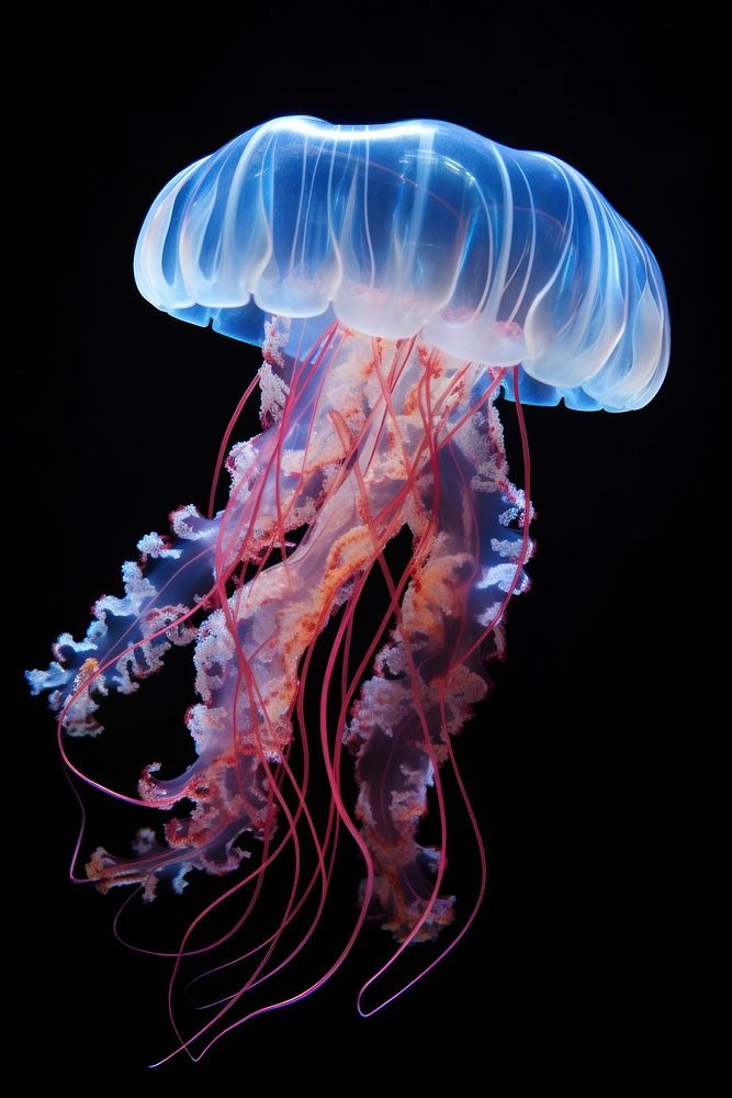 Fluorescent Jellyfish jellyfish animal invertebrate. | Free Photo ...