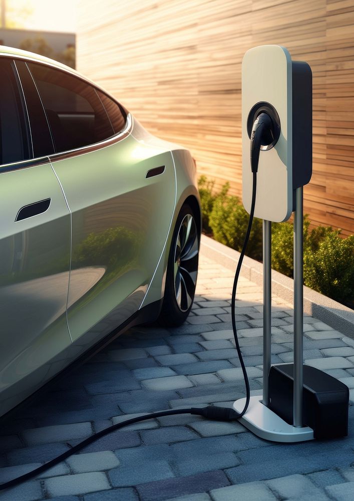 EV car charging. | Free Photo - rawpixel