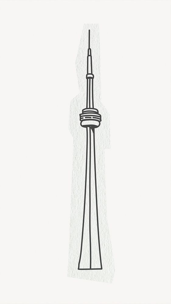 CN Tower, famous location Canada, | Free Photo Illustration - rawpixel