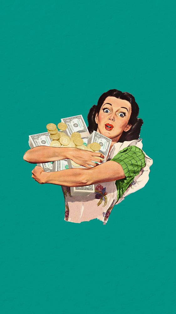 Finance money iPhone wallpaper | Free Photo Illustration - rawpixel