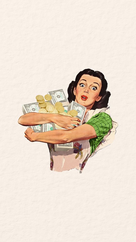 Finance money iPhone wallpaper | Free Photo Illustration - rawpixel