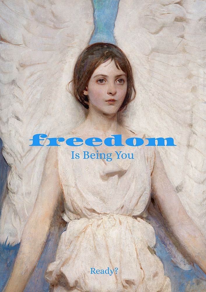 Freedom quote poster template | Free Photo - rawpixel