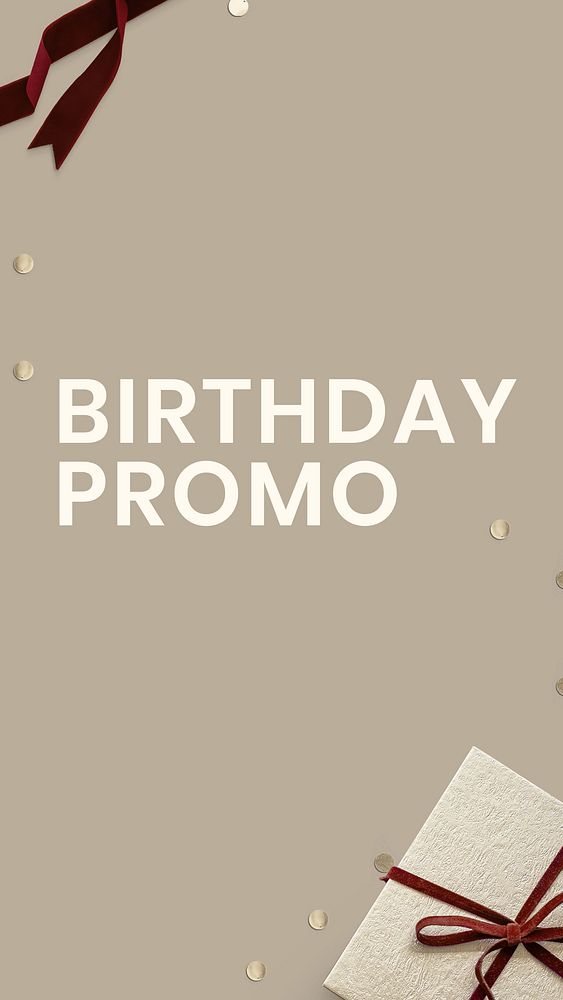 Birthday promotion social story template | Free Photo - rawpixel