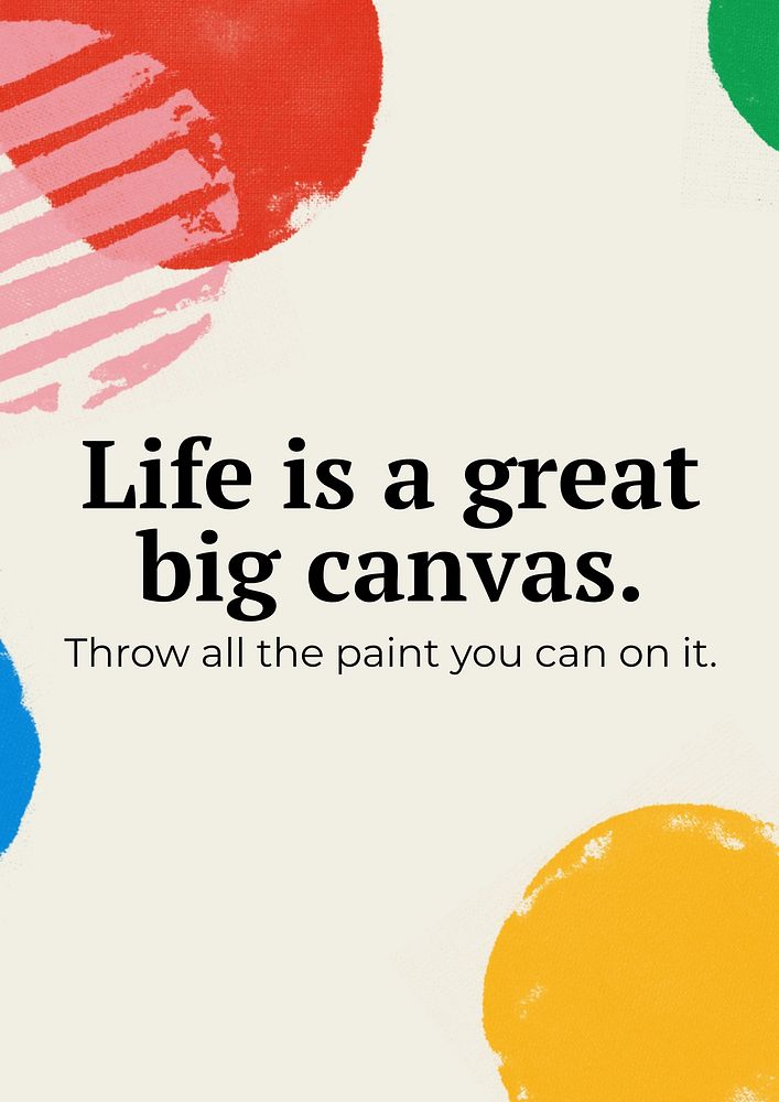 Life quote poster template | Free Photo - rawpixel