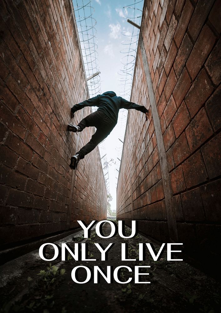 YOLO poster template | Free Photo - rawpixel