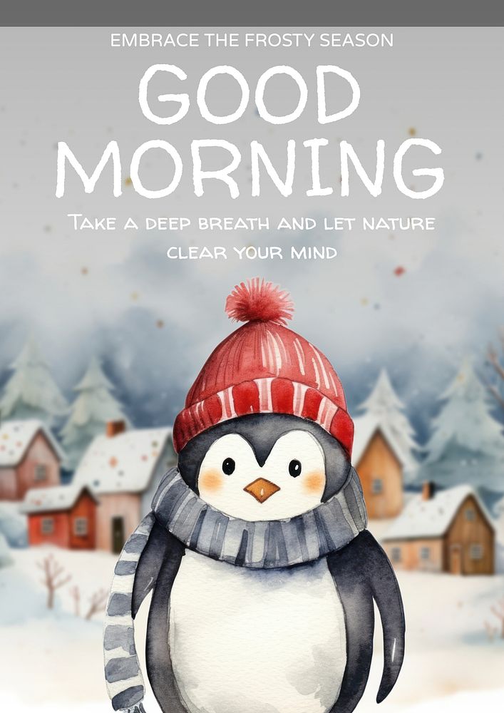 Good morning poster template | Free Photo - rawpixel
