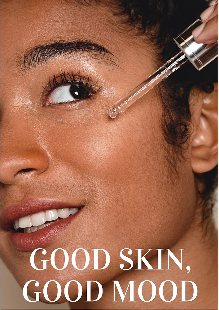 Good skin poster template | Free Photo - rawpixel