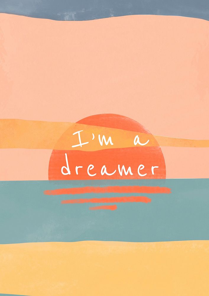 Dreamer poster template | Free Photo - rawpixel