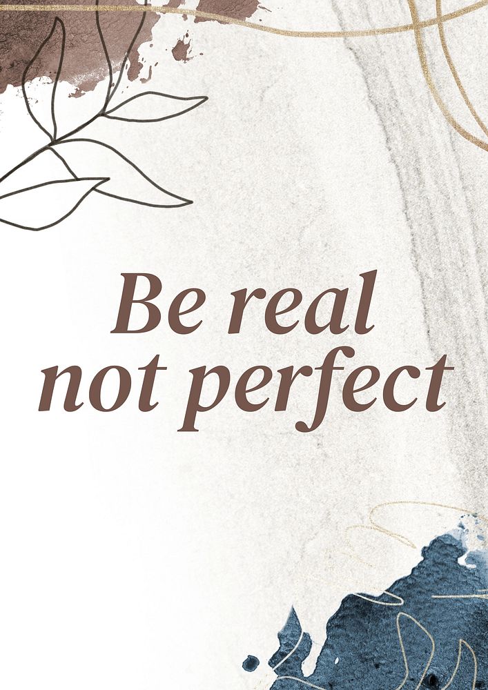 Be real poster template | Free Photo - rawpixel