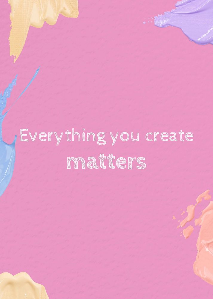 Everything matters card template | Free Photo - rawpixel