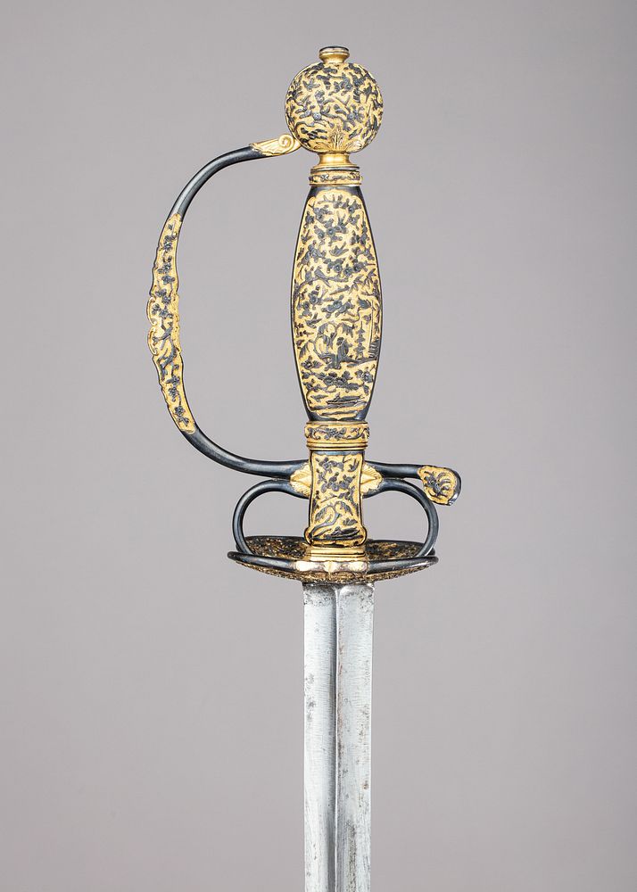 Smallsword with Scabbard | Free Photo - rawpixel