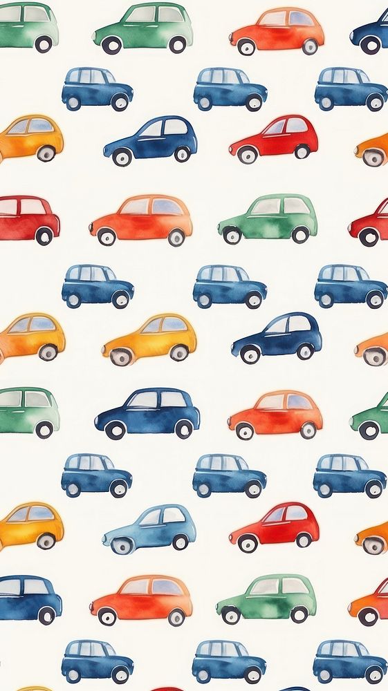Mini car backgrounds vehicle pattern. | Free Photo Illustration - rawpixel