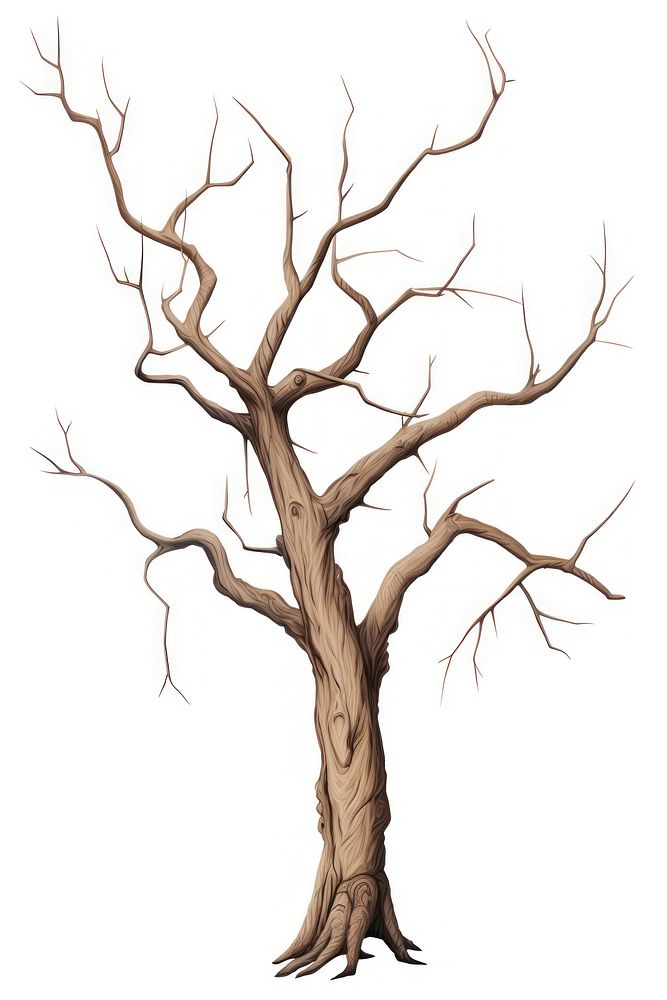 Dry tree drawing sketch plant. | Free Photo Illustration - rawpixel