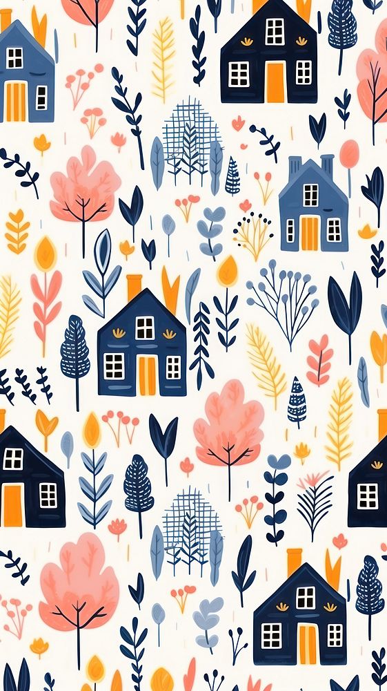 Home pattern architecture backgrounds. | Free Photo Illustration - rawpixel