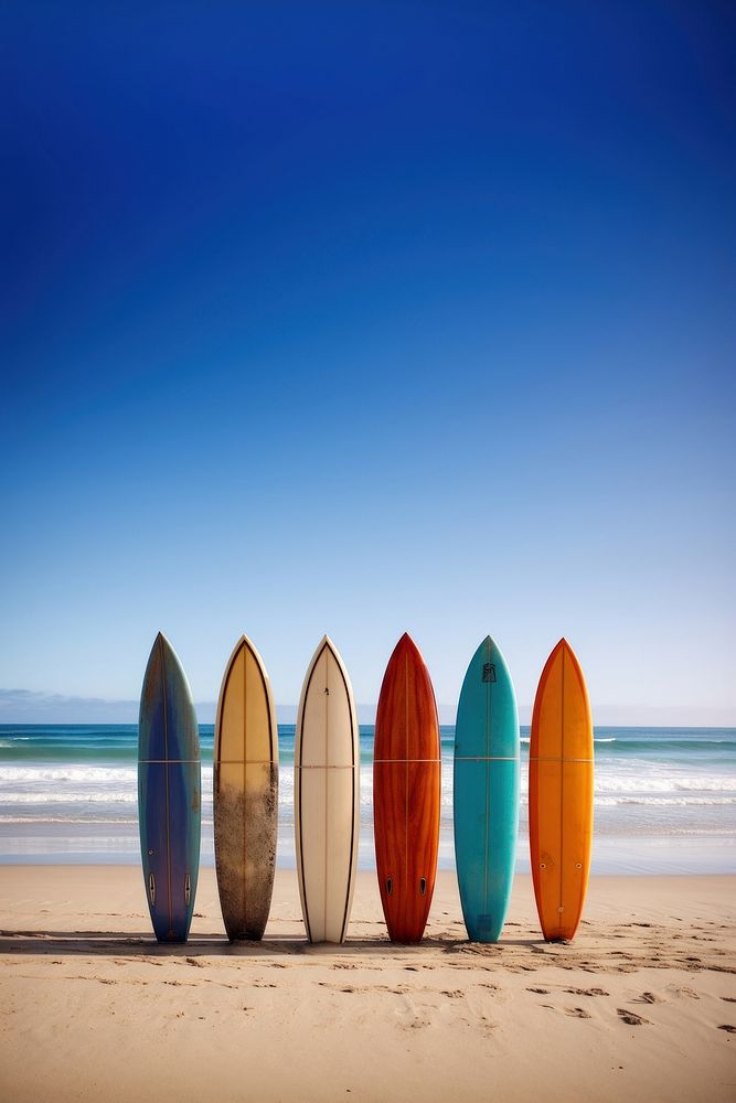 Colorful surfboards beach. | Free Photo - rawpixel
