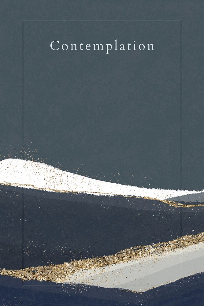 Contemplation template | Free Photo - rawpixel