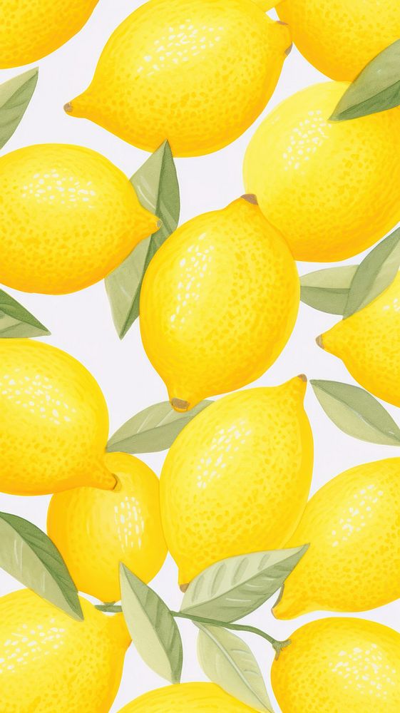 Lemon pattern backgrounds fruit plant. | Premium Photo Illustration - rawpixel