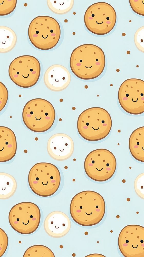 Biscuit pattern backgrounds cookie. AI | Free Photo Illustration - rawpixel