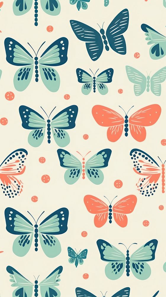 Butterfly pattern backgrounds animal. AI | Premium Photo Illustration ...