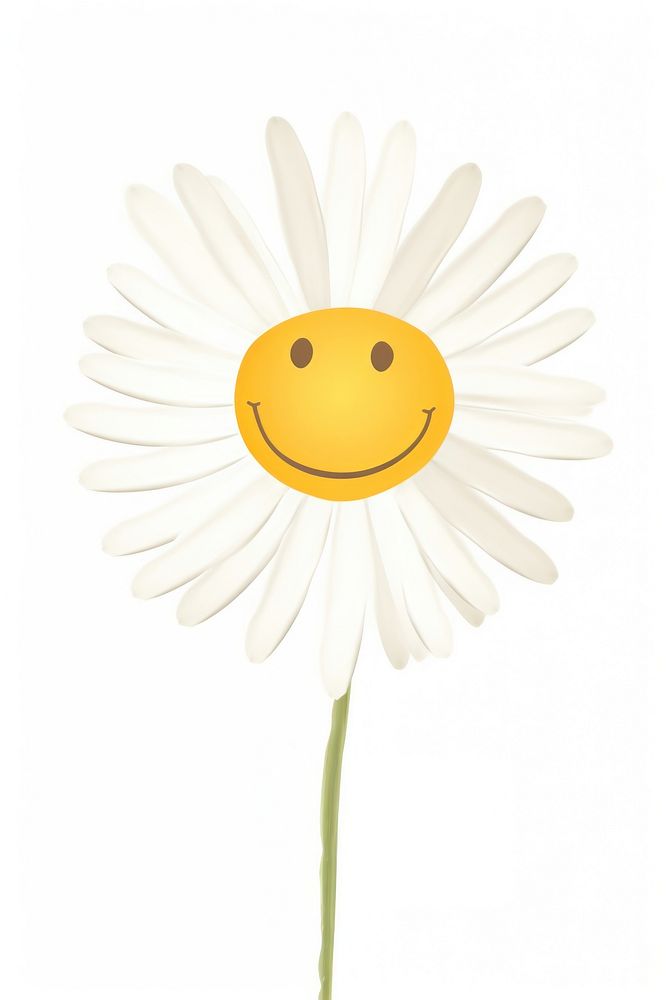 Daisy smiling flower petal plant. | Premium Photo Illustration - rawpixel