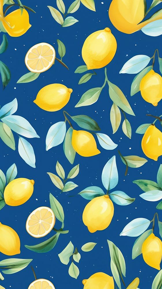Lemon backgrounds pattern fruit. AI | Premium Photo Illustration - rawpixel
