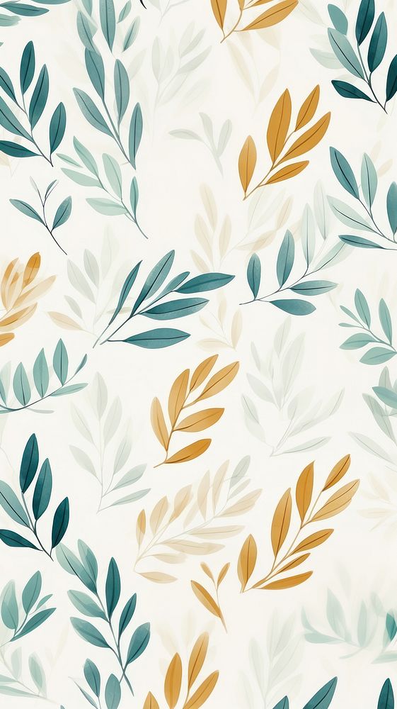 Leaf pattern backgrounds wallpaper. AI | Free Photo Illustration - rawpixel