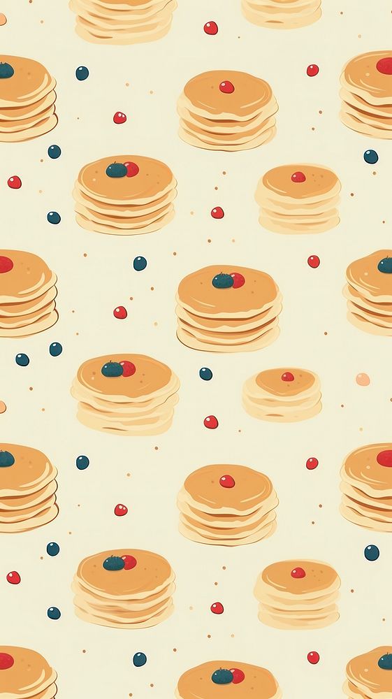 Pancake pattern backgrounds paper. AI | Premium Photo Illustration ...