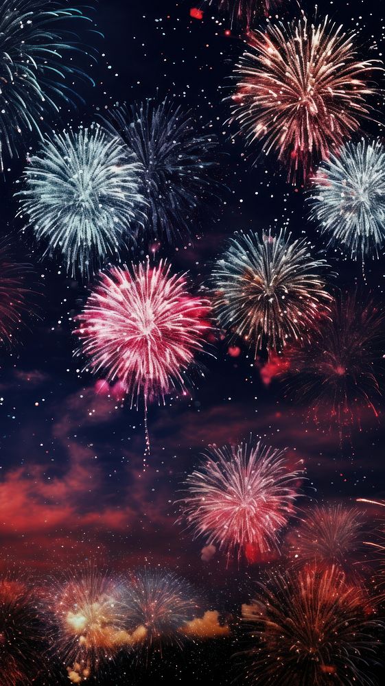 New year fireworks mobile wallpaper | Free Photo - rawpixel