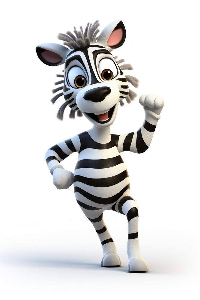 cartoon zebra dancing mammal animal | Premium Photo Illustration - rawpixel