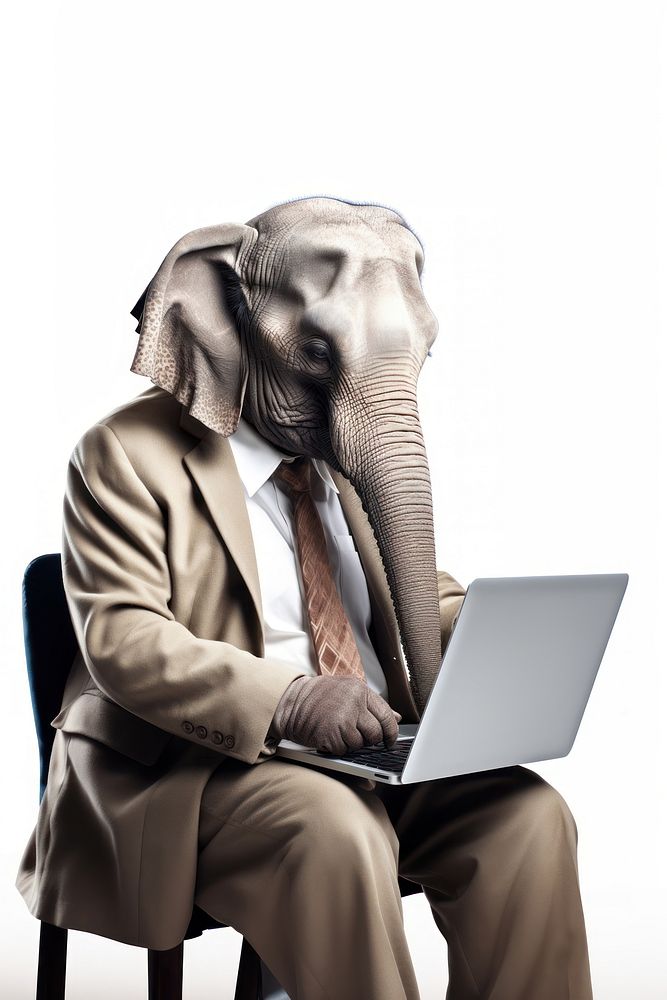 Computer portrait sitting laptop. | Free Photo - rawpixel