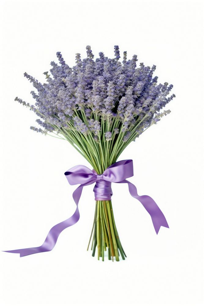 Lavender flower ribbon plant. AI | Premium Photo - rawpixel