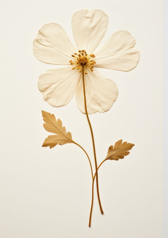 Real pressed single white flower | Free Photo - rawpixel