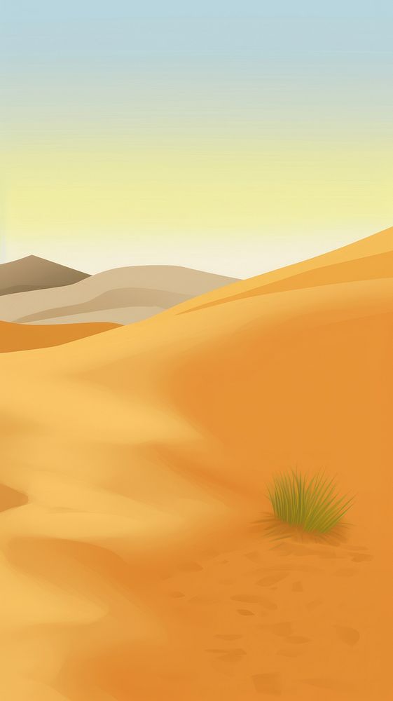 Desert backgrounds outdoors nature. AI | Free Photo Illustration - rawpixel