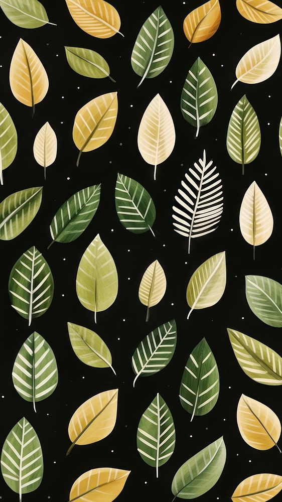 Leaf pattern backgrounds plant. AI | Free Photo Illustration - rawpixel