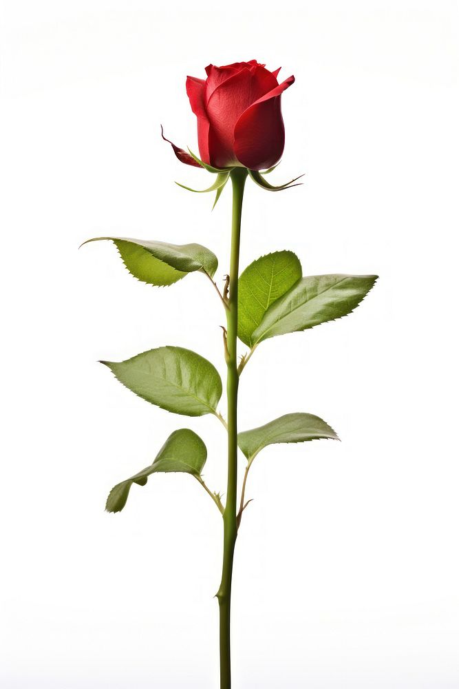 Fresh red rose flower plant | Free Photo - rawpixel