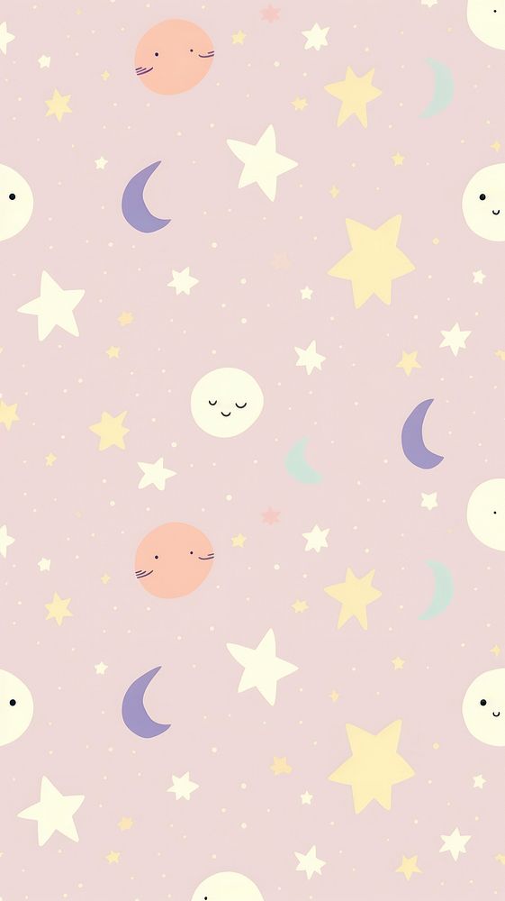 Moon pattern paper cute. AI | Premium Photo Illustration - rawpixel
