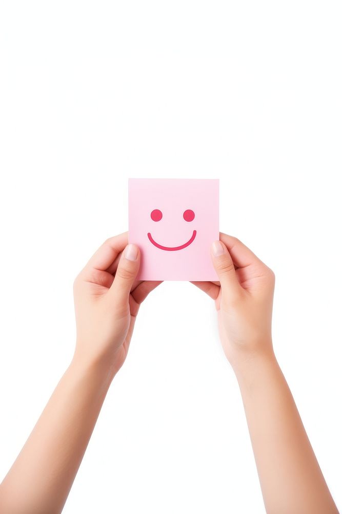 Smile face paper hand holding | Free Photo - rawpixel